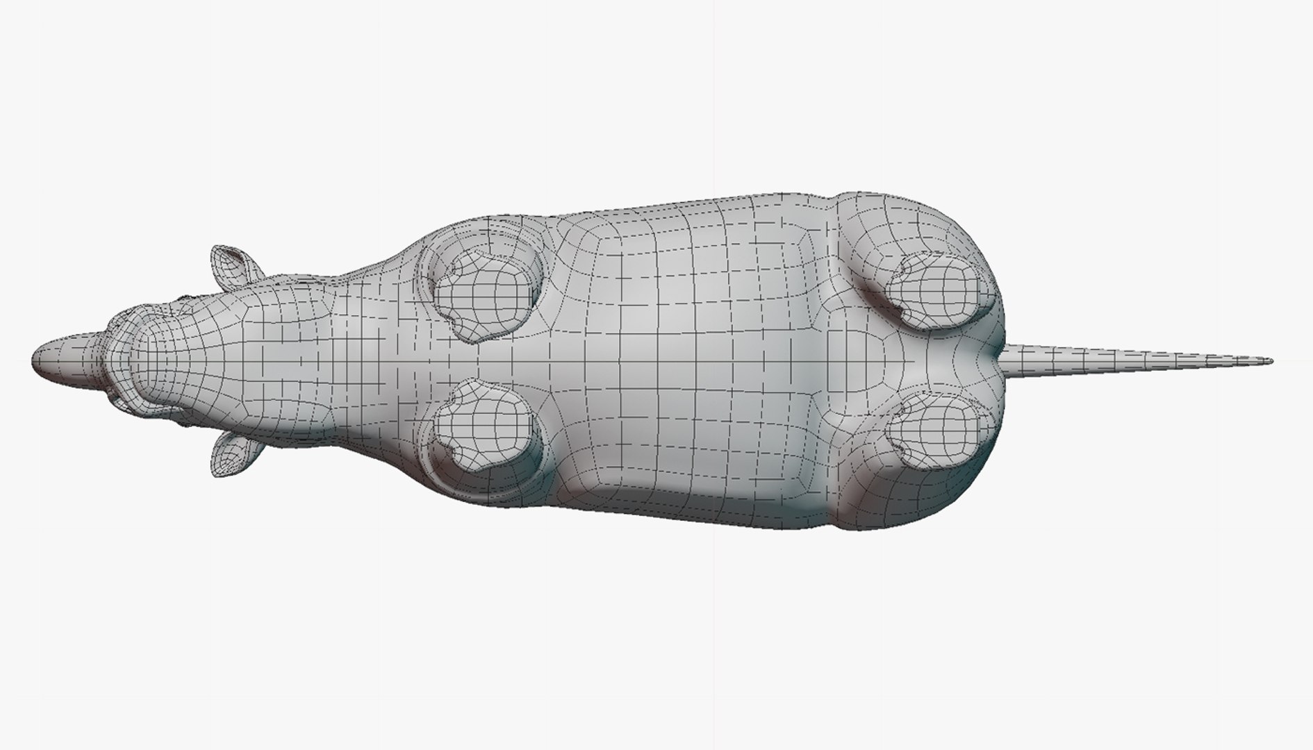 3D rigged rhinoceros base mesh - TurboSquid 1519471