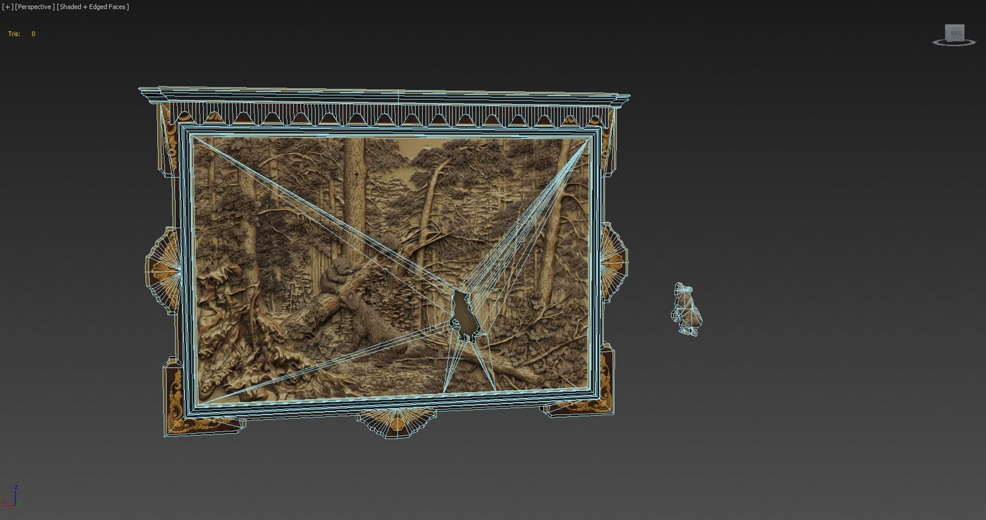 Antique Frame Puzzle 3D Model - TurboSquid 1480098