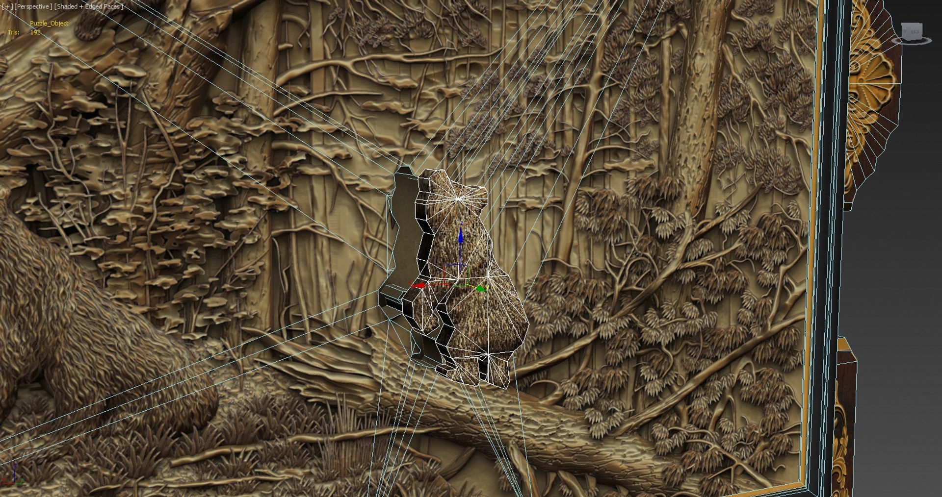 Antique Frame Puzzle 3D Model - TurboSquid 1480098