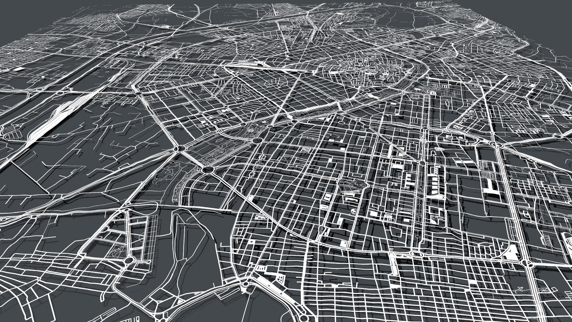 Streets And Roads City Valencia Spain Model - TurboSquid 1856639