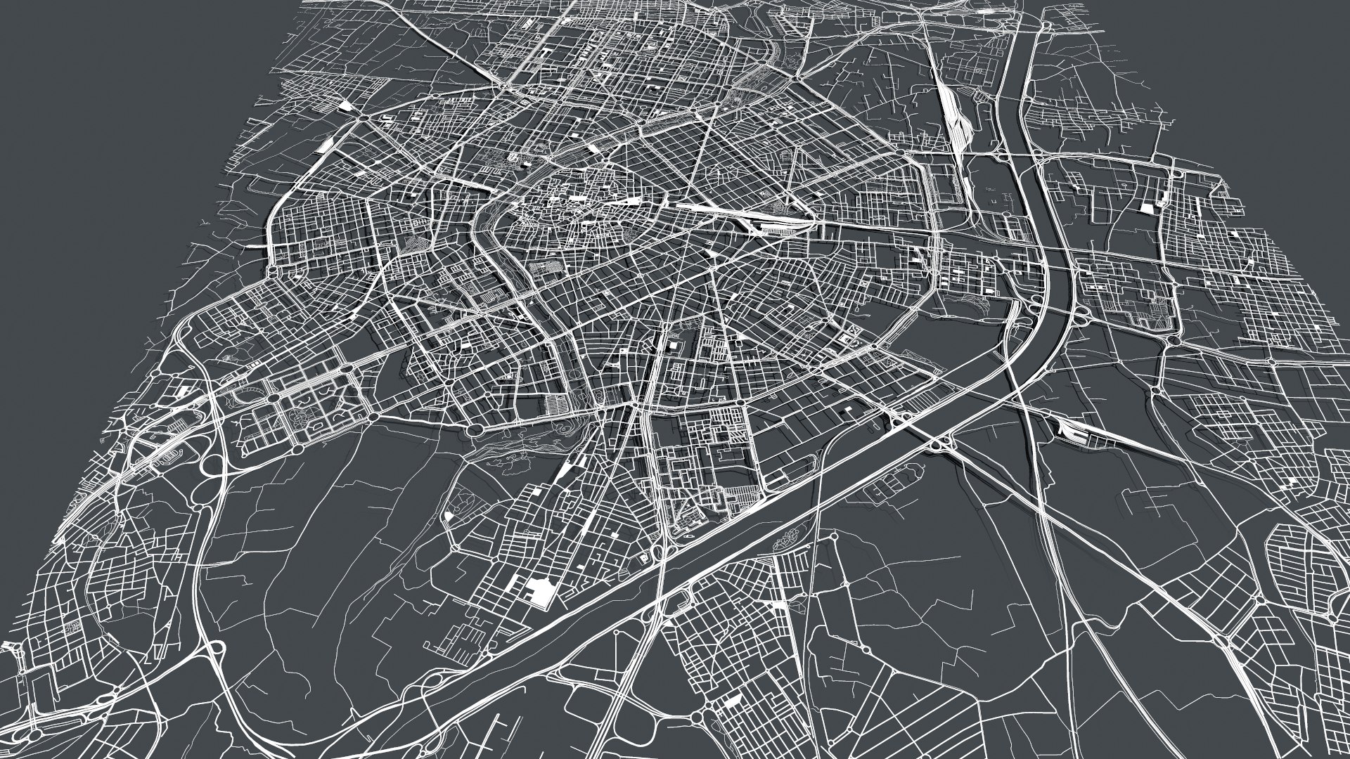 Streets And Roads City Valencia Spain Model - TurboSquid 1856639