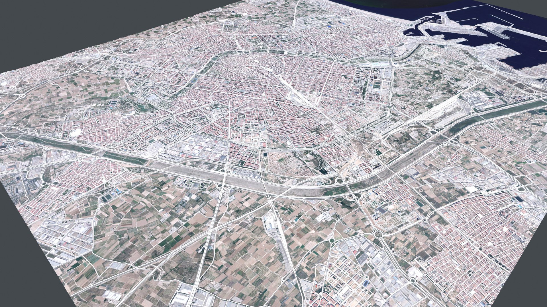 Streets And Roads City Valencia Spain Model - TurboSquid 1856639