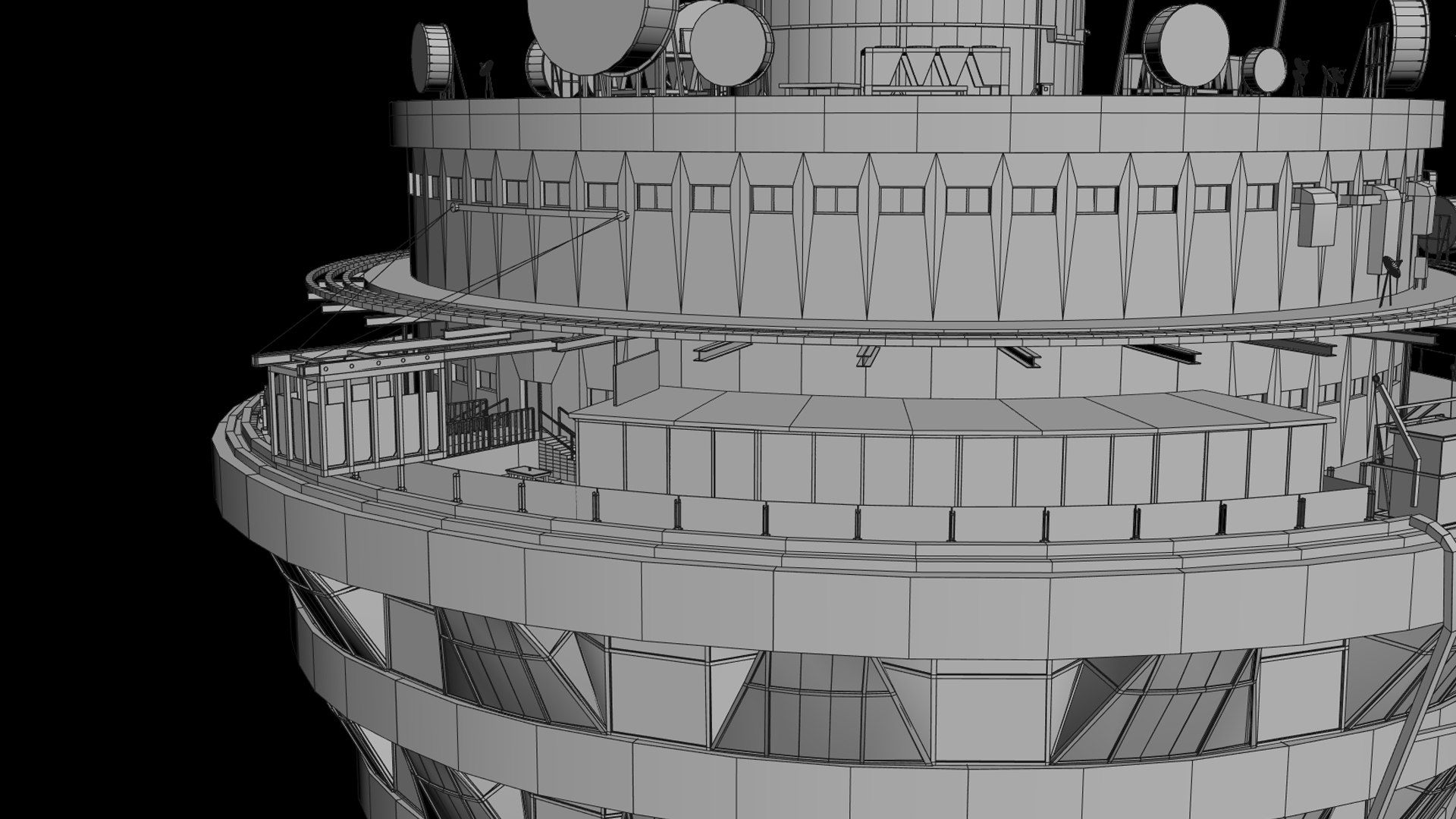 3D Model KL Tower - TurboSquid 1930071