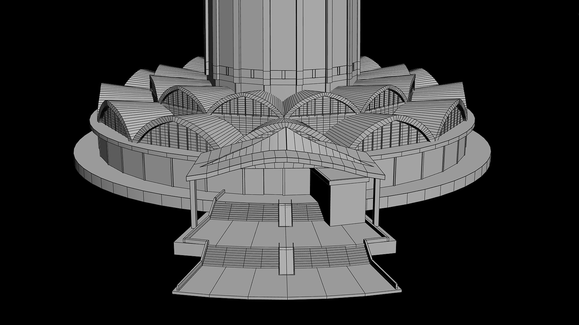 3D Model KL Tower - TurboSquid 1930071