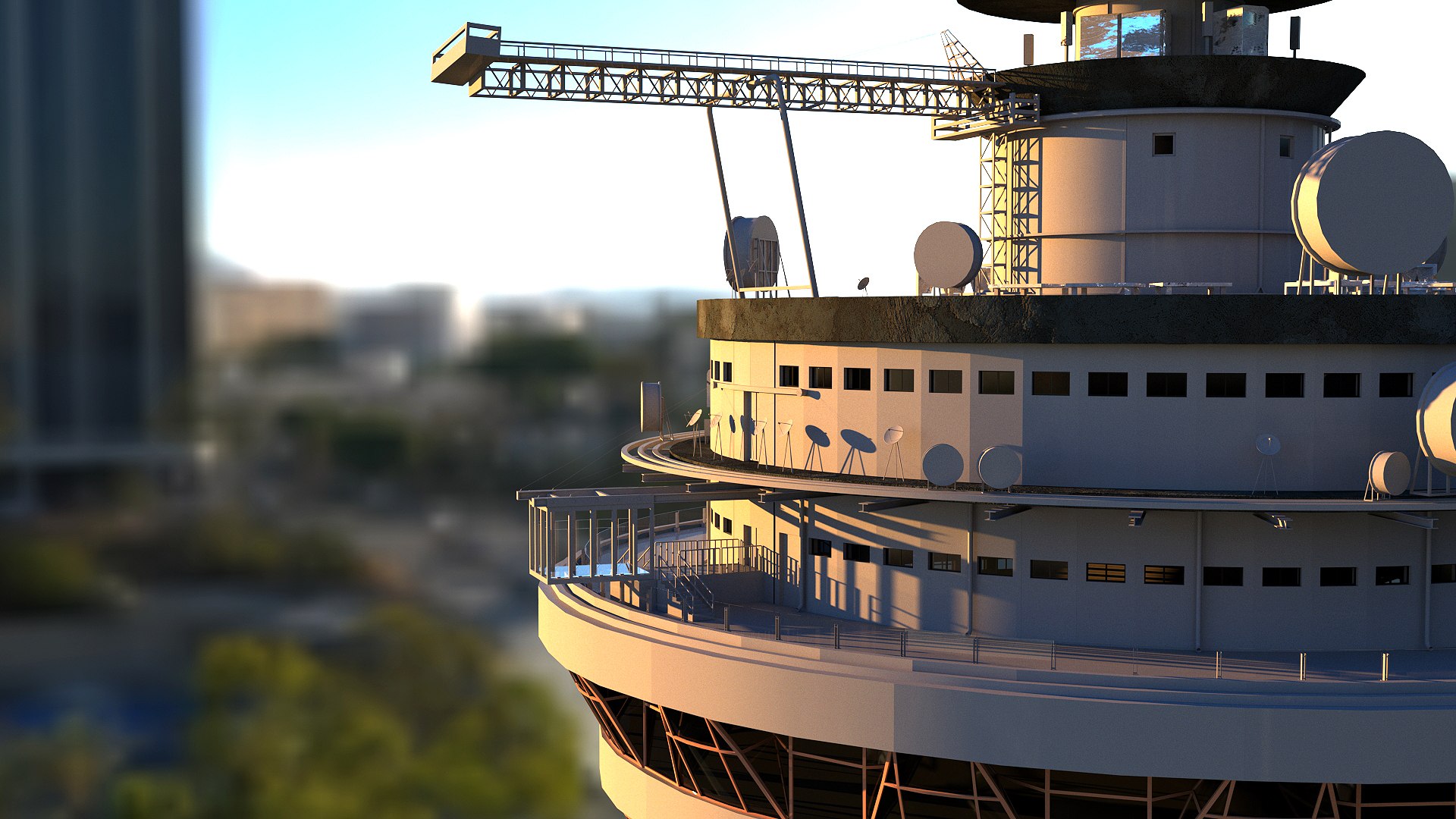 3D Model KL Tower - TurboSquid 1930071