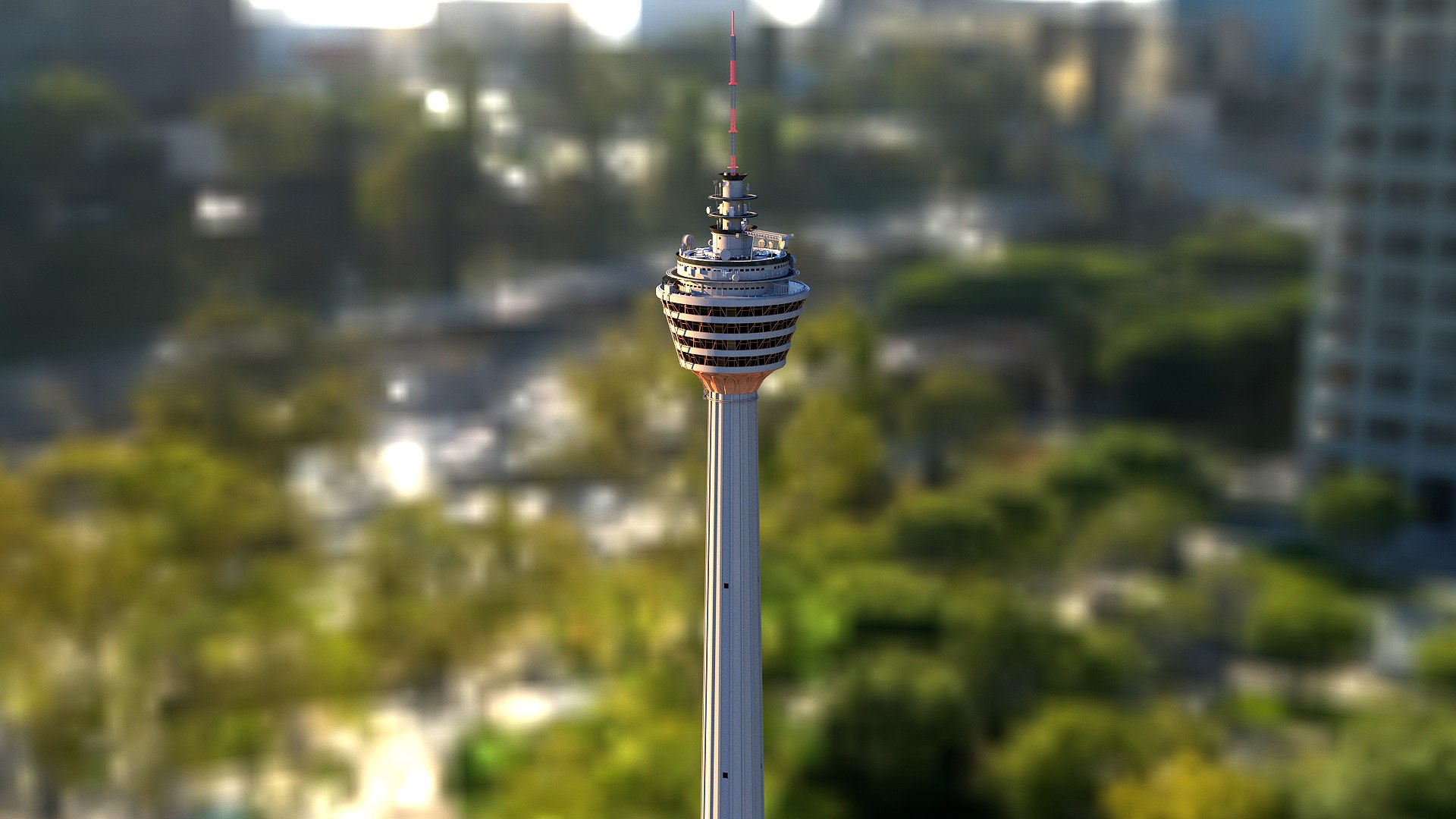 3D Model KL Tower - TurboSquid 1930071