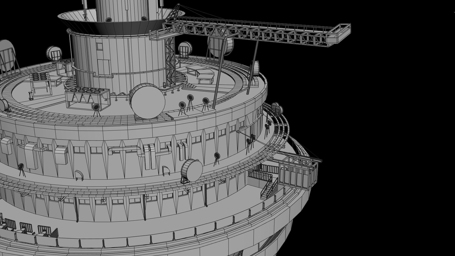 3D Model KL Tower - TurboSquid 1930071