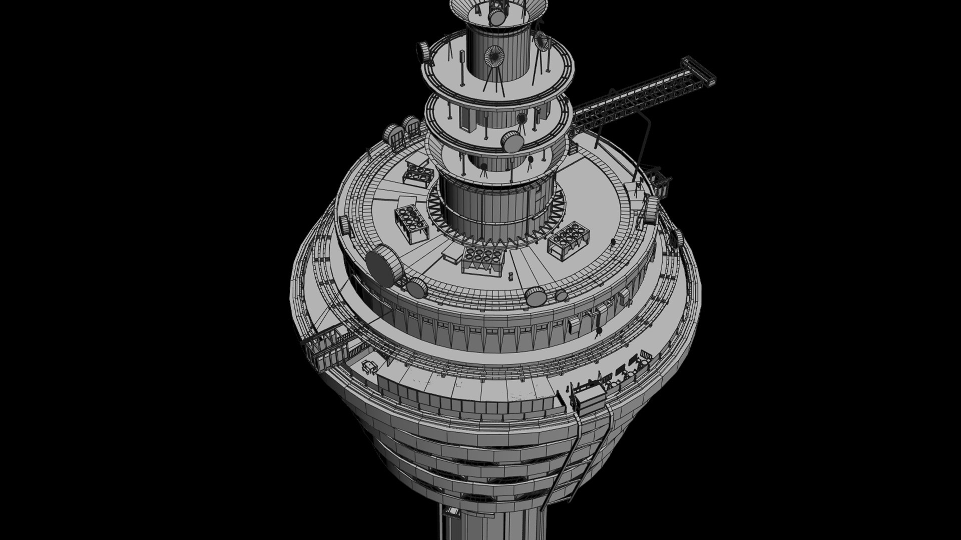 3D Model KL Tower - TurboSquid 1930071