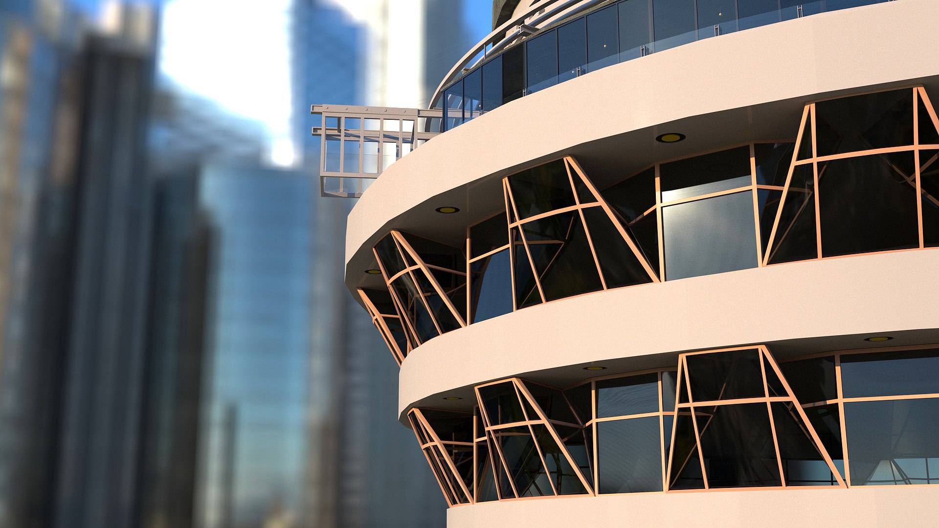 3D Model KL Tower - TurboSquid 1930071