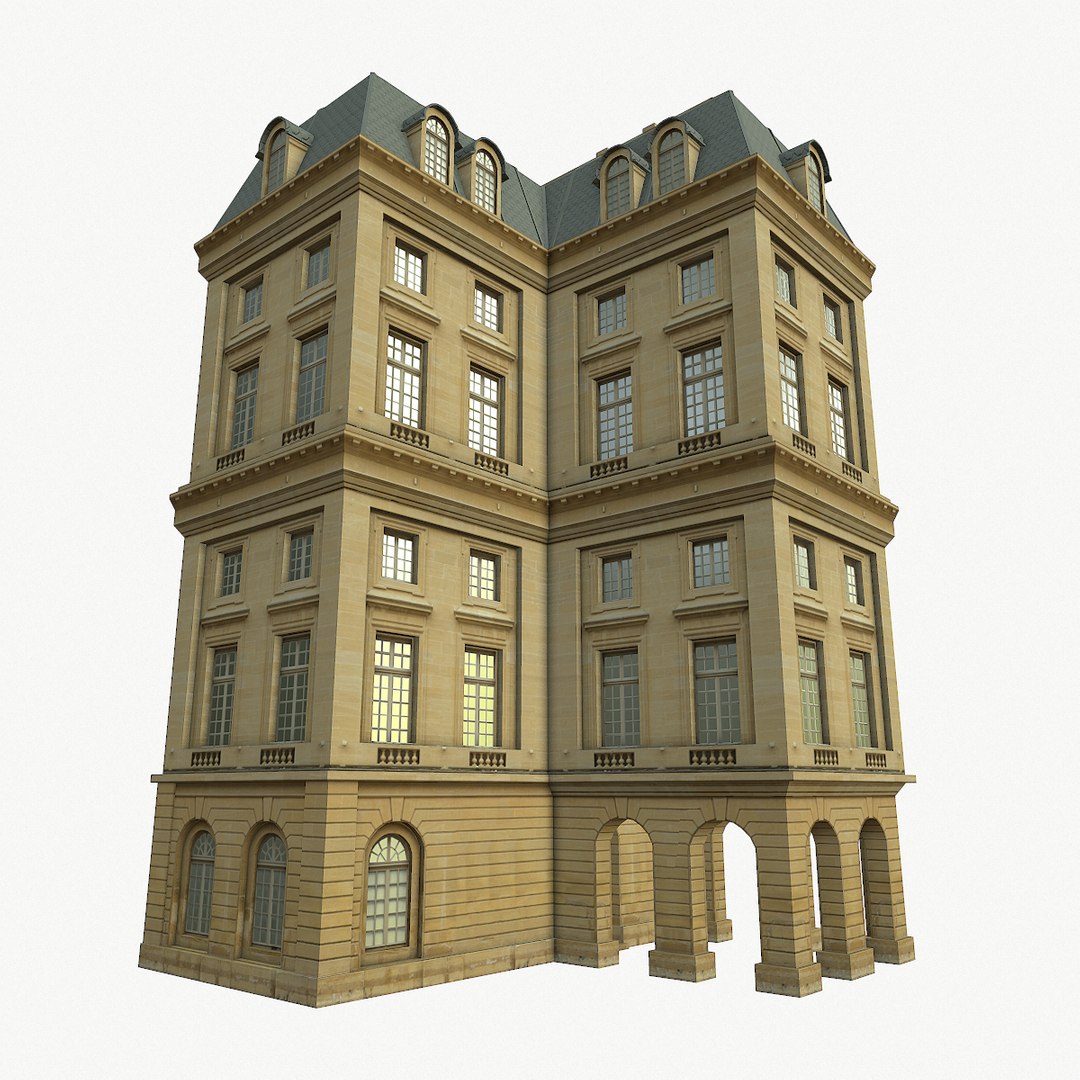 Classical Building 3D Model - TurboSquid 1338255