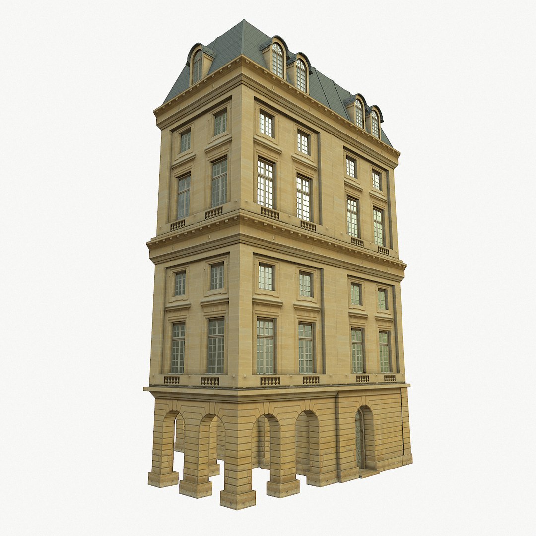 Classical Building 3D Model - TurboSquid 1338255