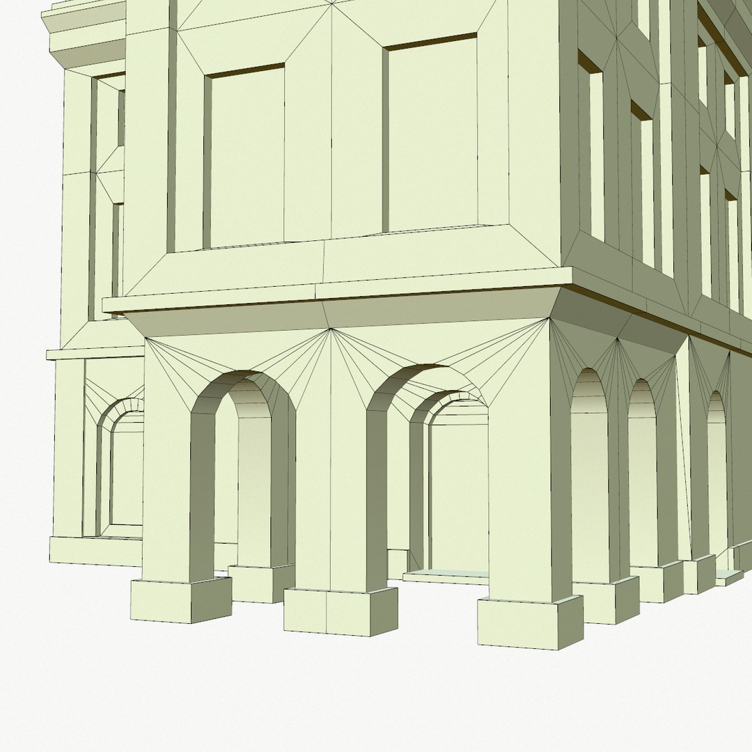 Classical Building 3D Model - TurboSquid 1338255