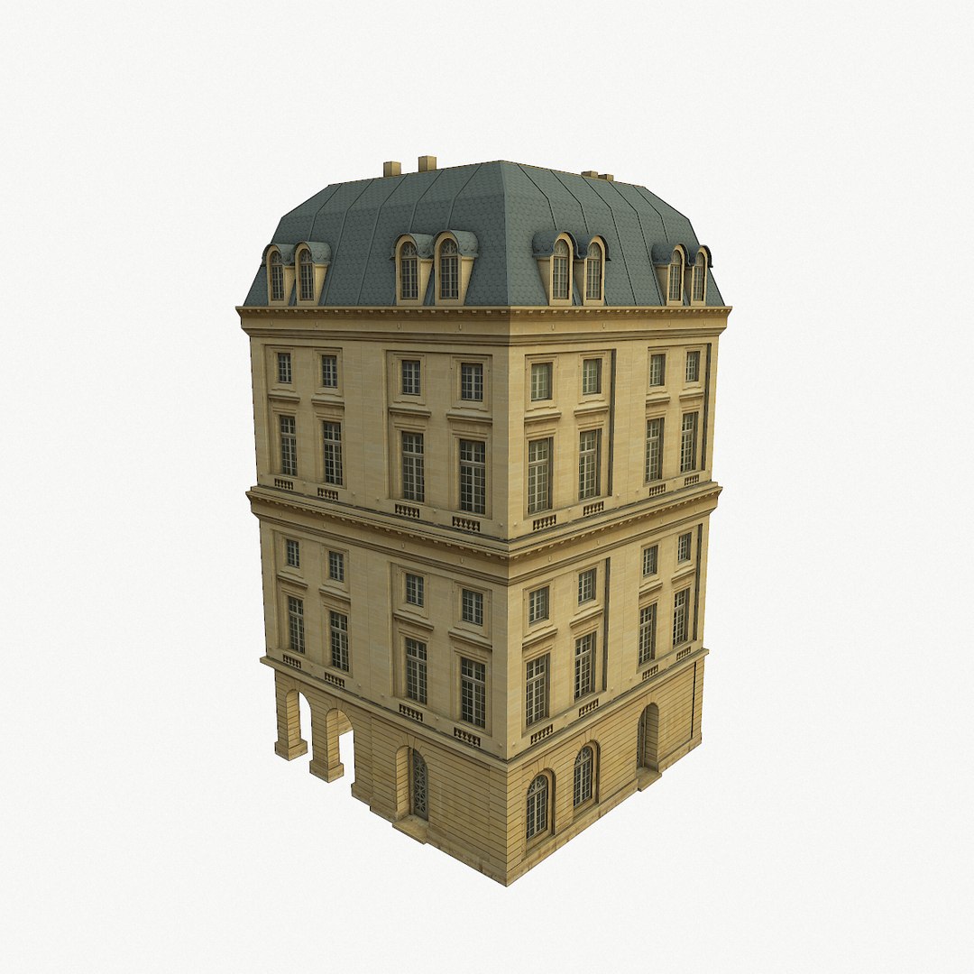 Classical Building 3D Model - TurboSquid 1338255