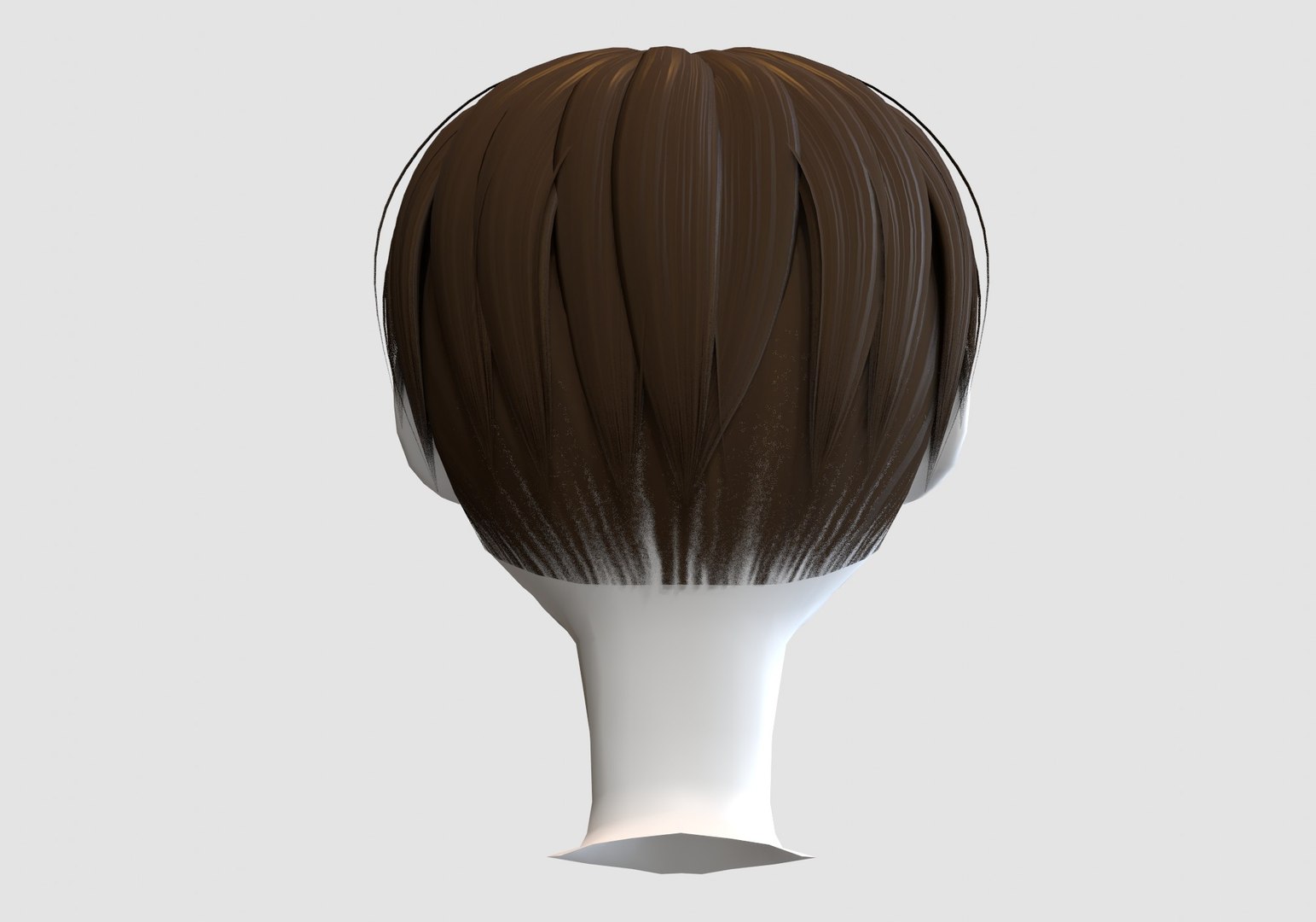 Anime Male Hairstyle 3D - TurboSquid 1930000