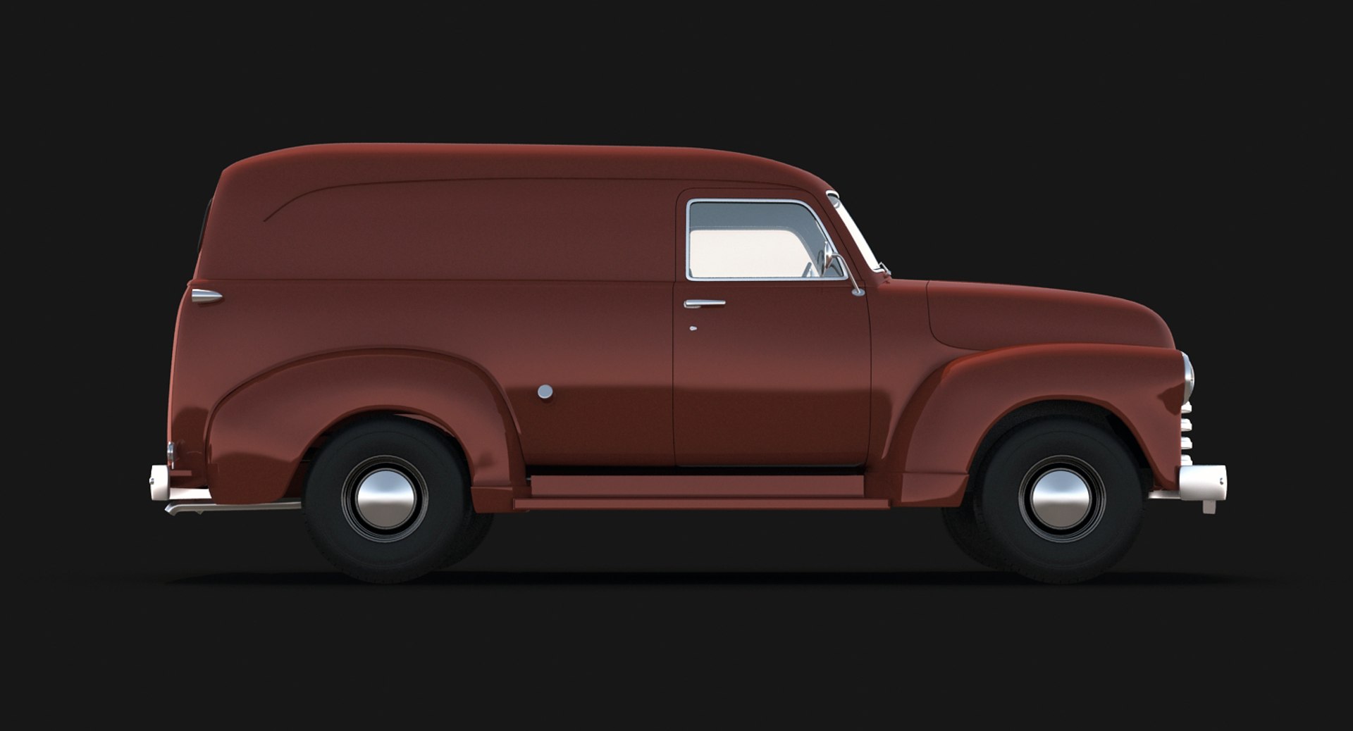 3ds Max Chevy Panel Van 1951