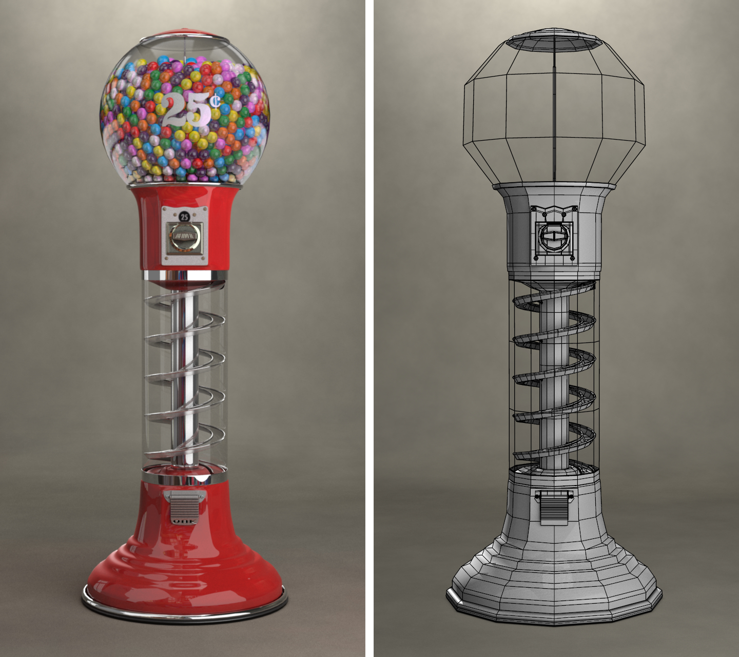 gumball machine 3d ma