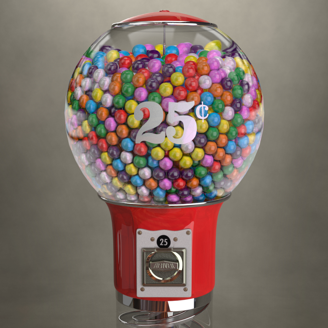 gumball machine 3d ma