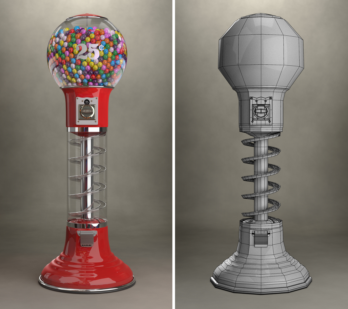 gumball machine 3d ma