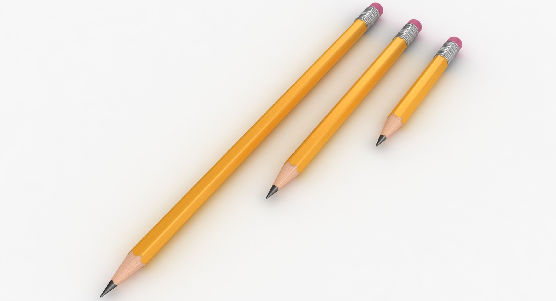 Realistic pencil set model - TurboSquid 1167681