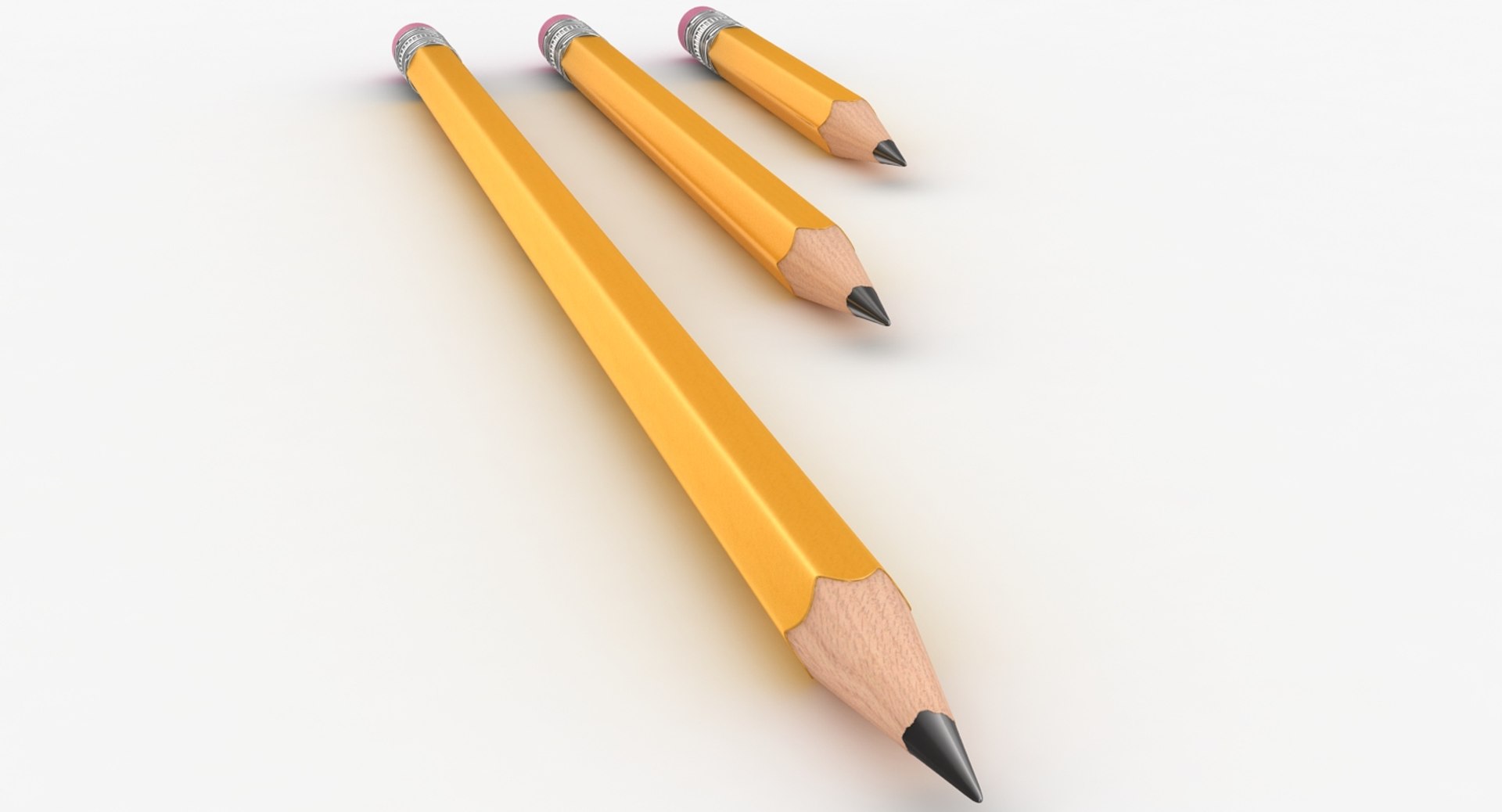 Realistic pencil set model - TurboSquid 1167681