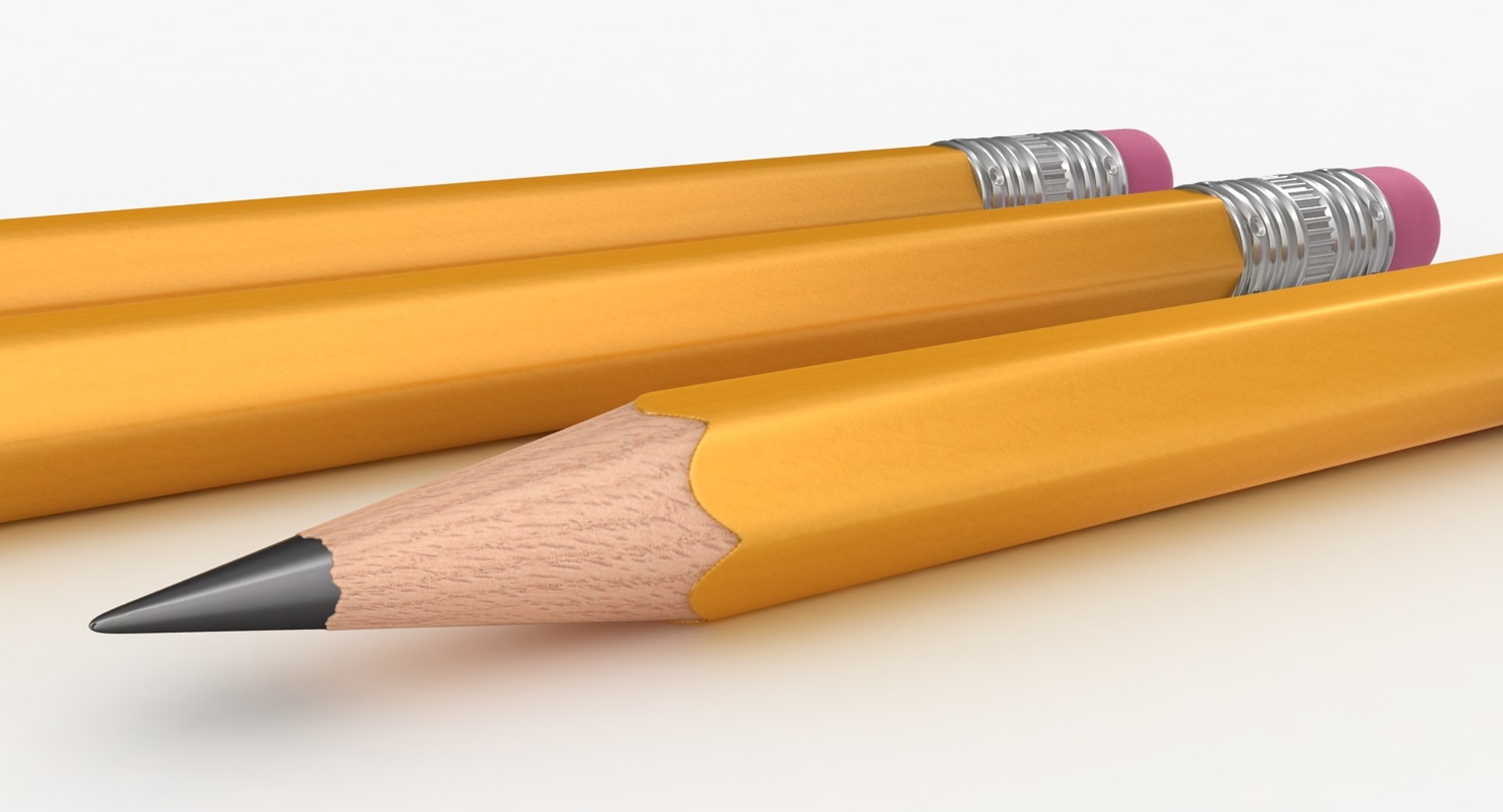 Realistic pencil set model - TurboSquid 1167681