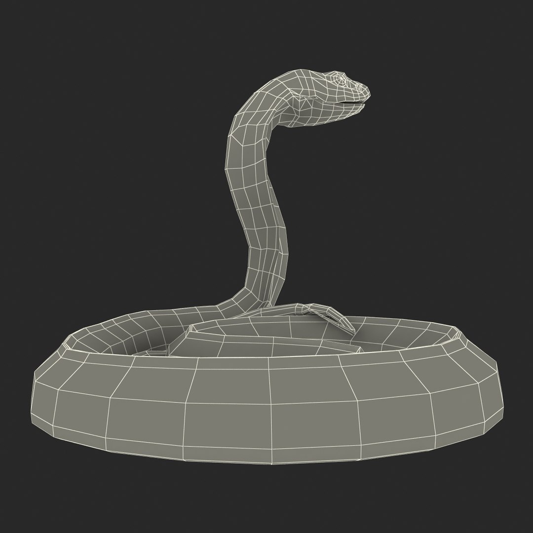 Snake Cobra Pose 2 3d Model