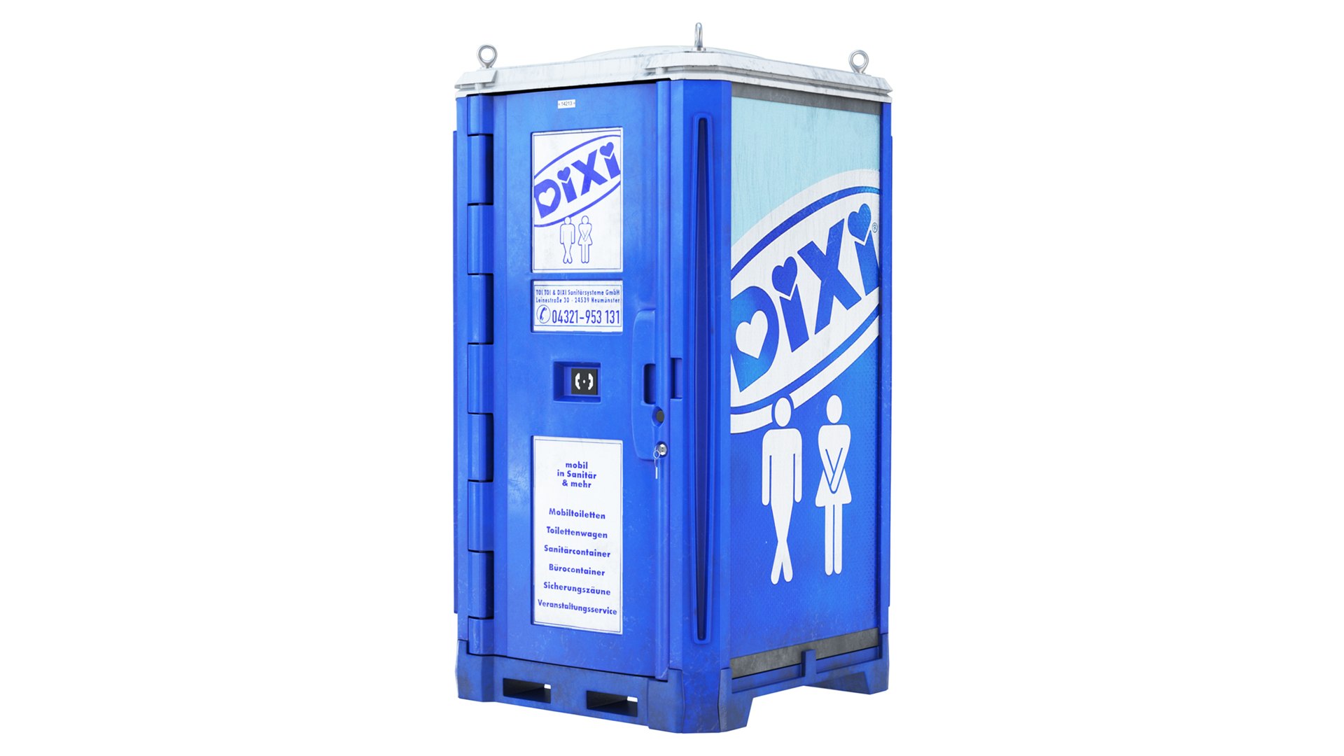 3D Dry Closet Toilet Dixi - TurboSquid 2216933