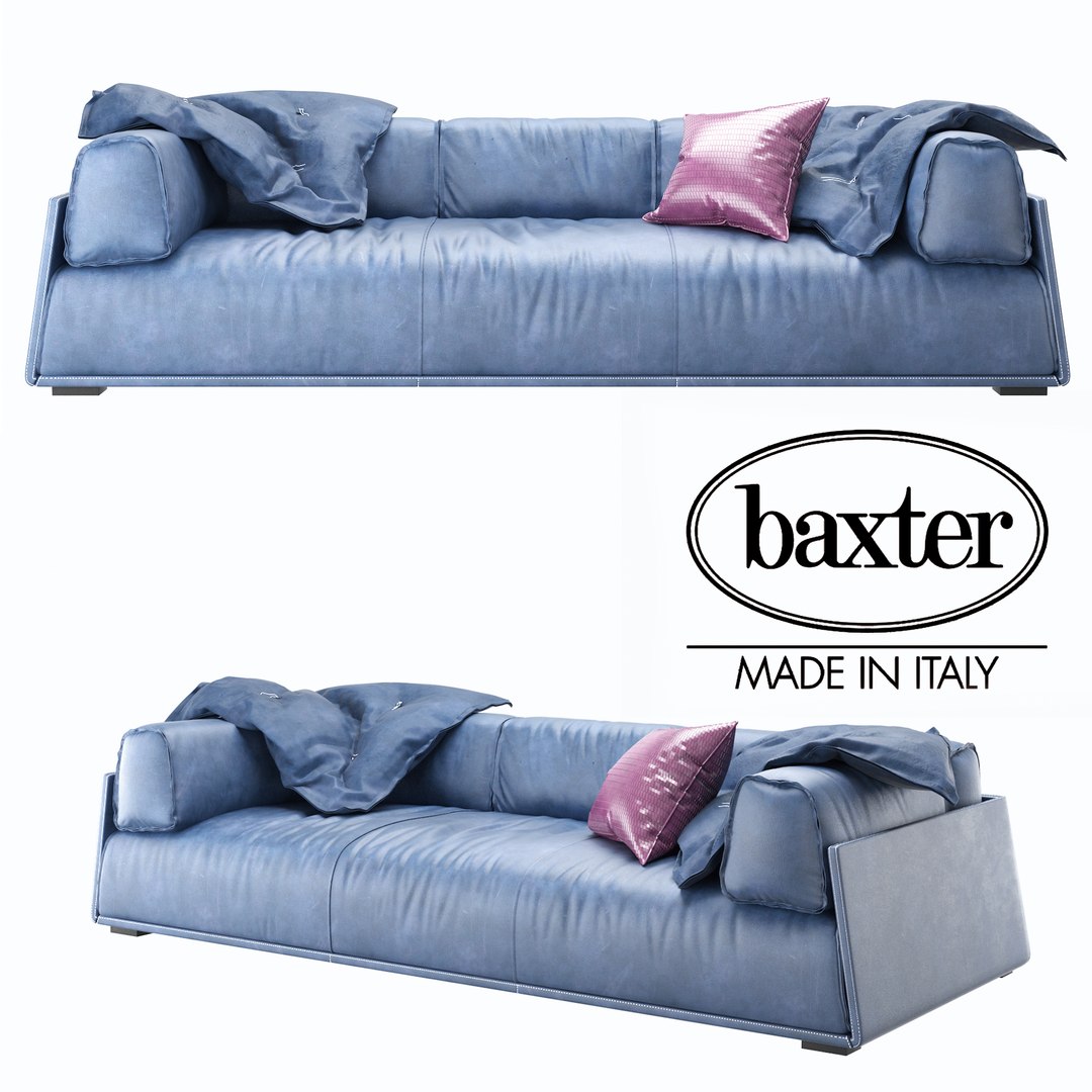 3D Sofa Baxter Hard Model - TurboSquid 1204046