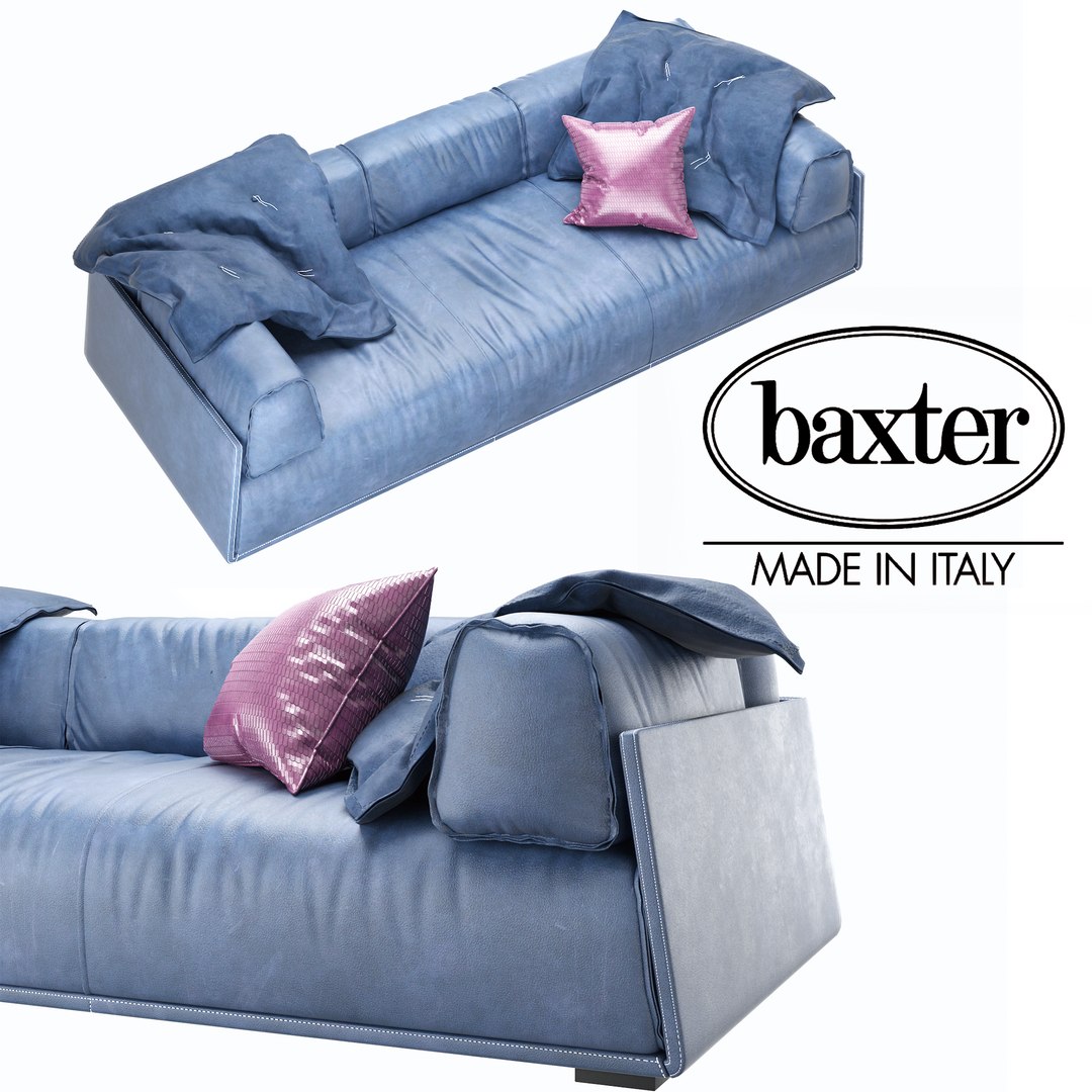 3D Sofa Baxter Hard Model - TurboSquid 1204046