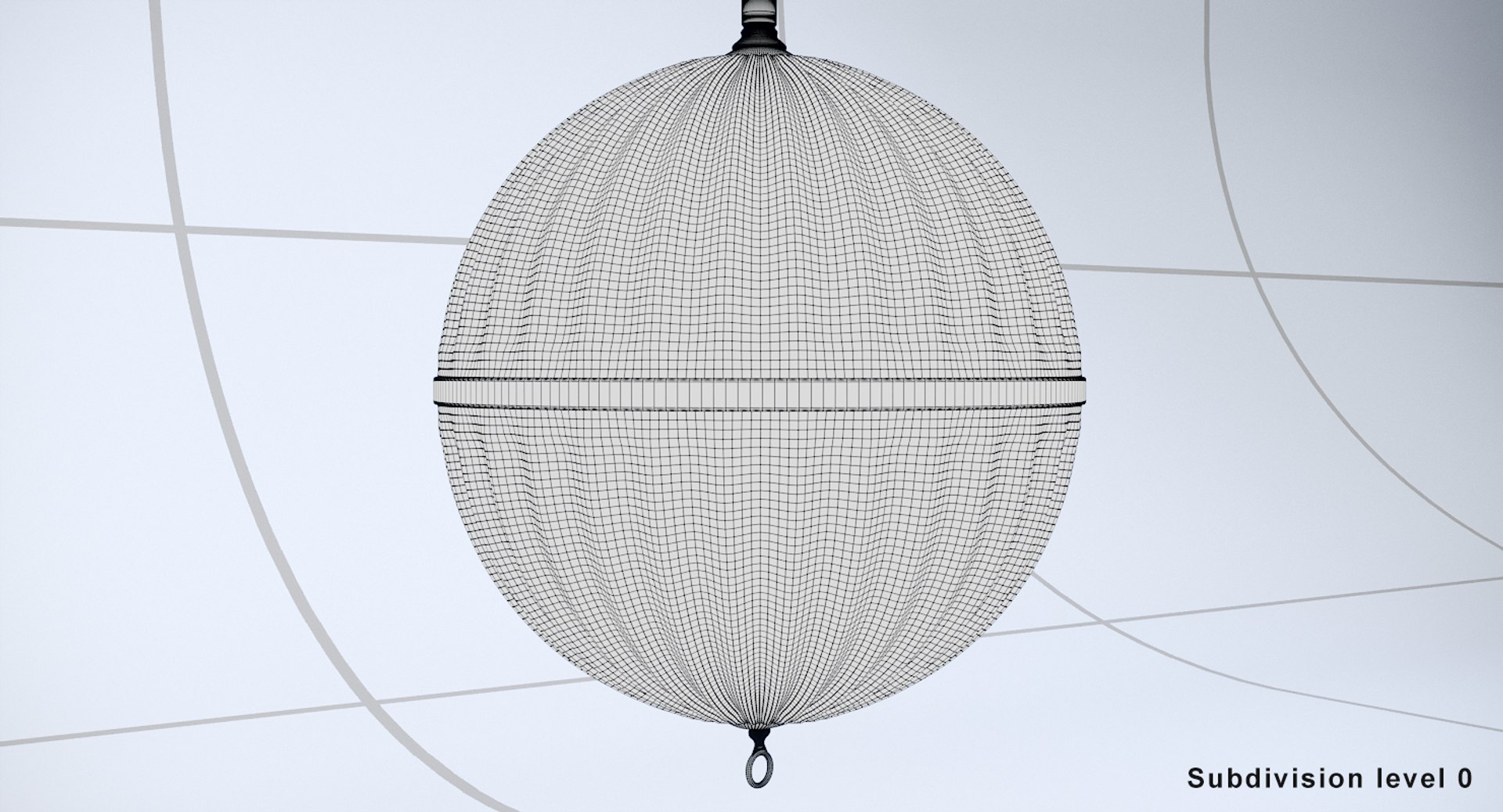 3D Model Cyan Globe Pendant Lighting - TurboSquid 1205216