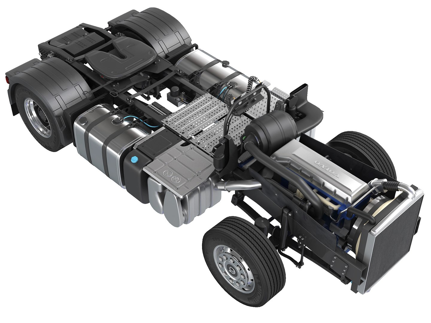 fh 2013 trailer 3d model