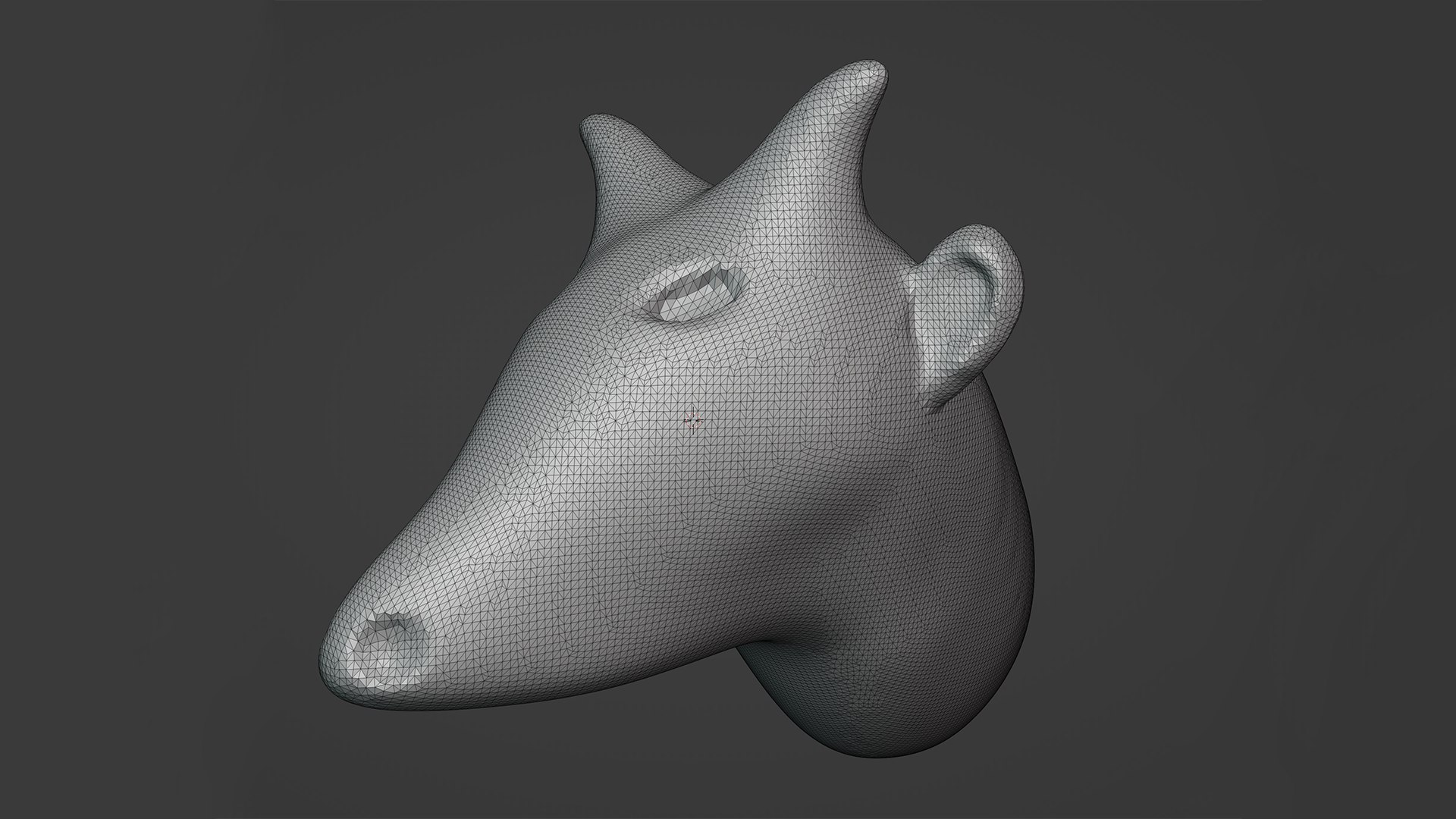 3D Cow Head - TurboSquid 2048093