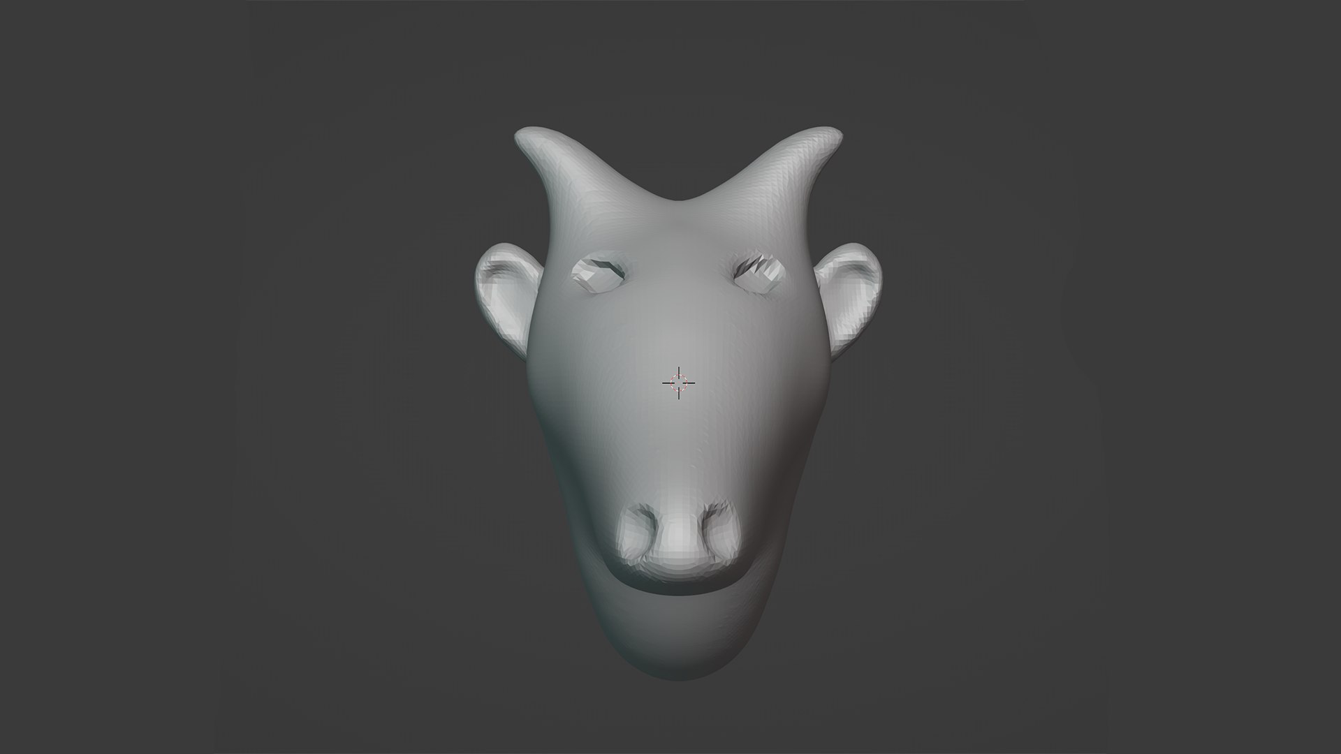 3D Cow Head - TurboSquid 2048093