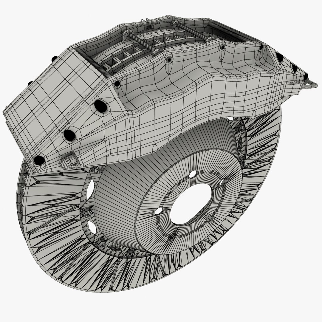 3d sf-winning rotor caliper