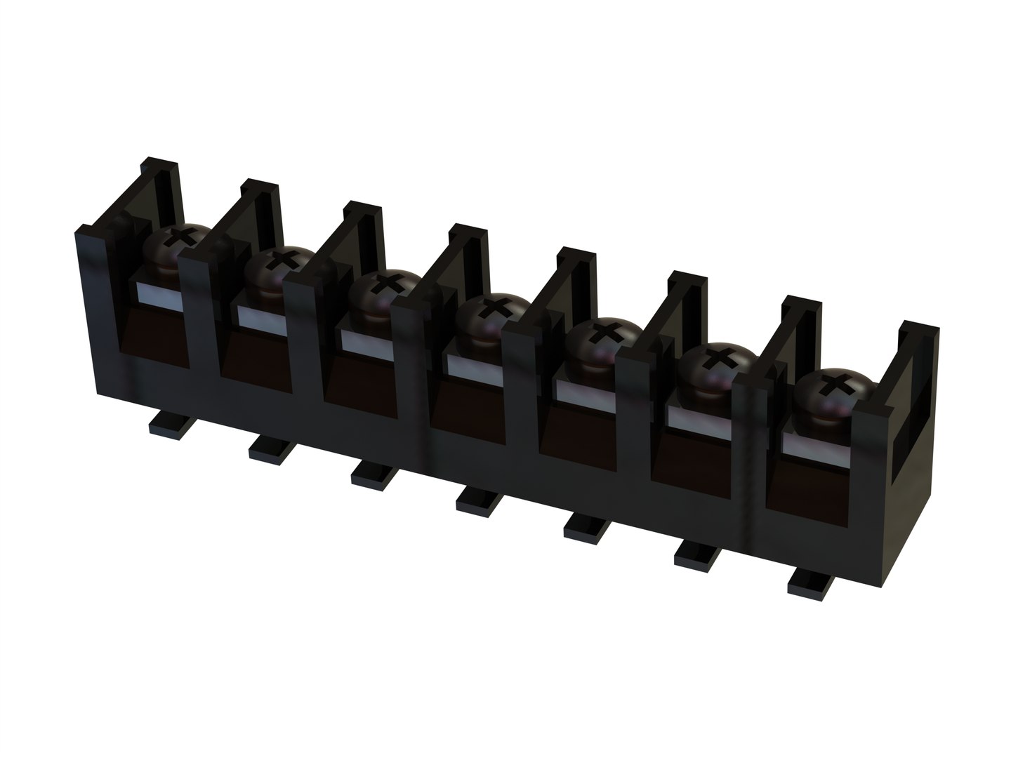 Barrier Type Terminal Block Model - TurboSquid 2176466