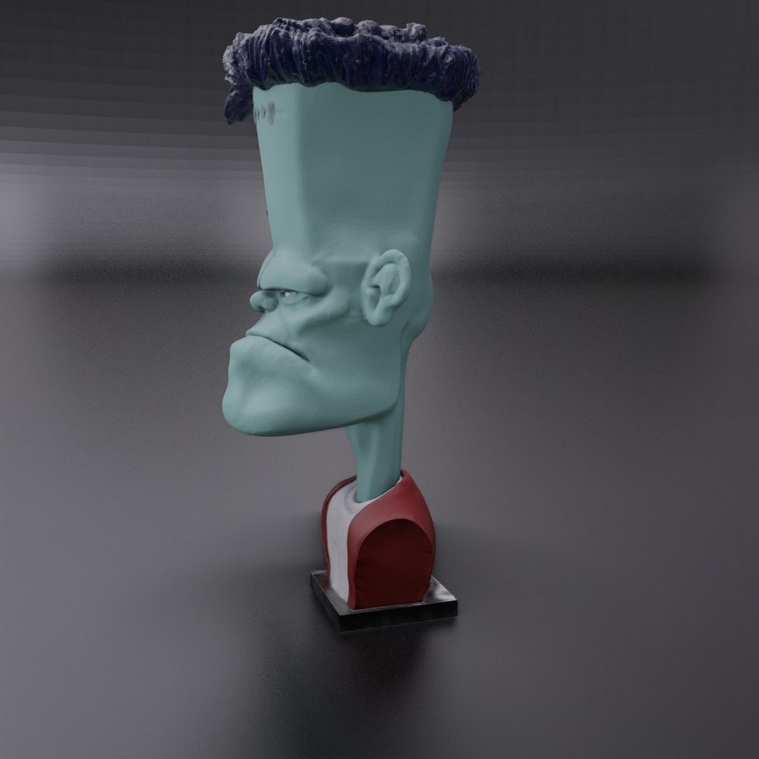 3D Model Frankie In Model Blender - TurboSquid 2135390