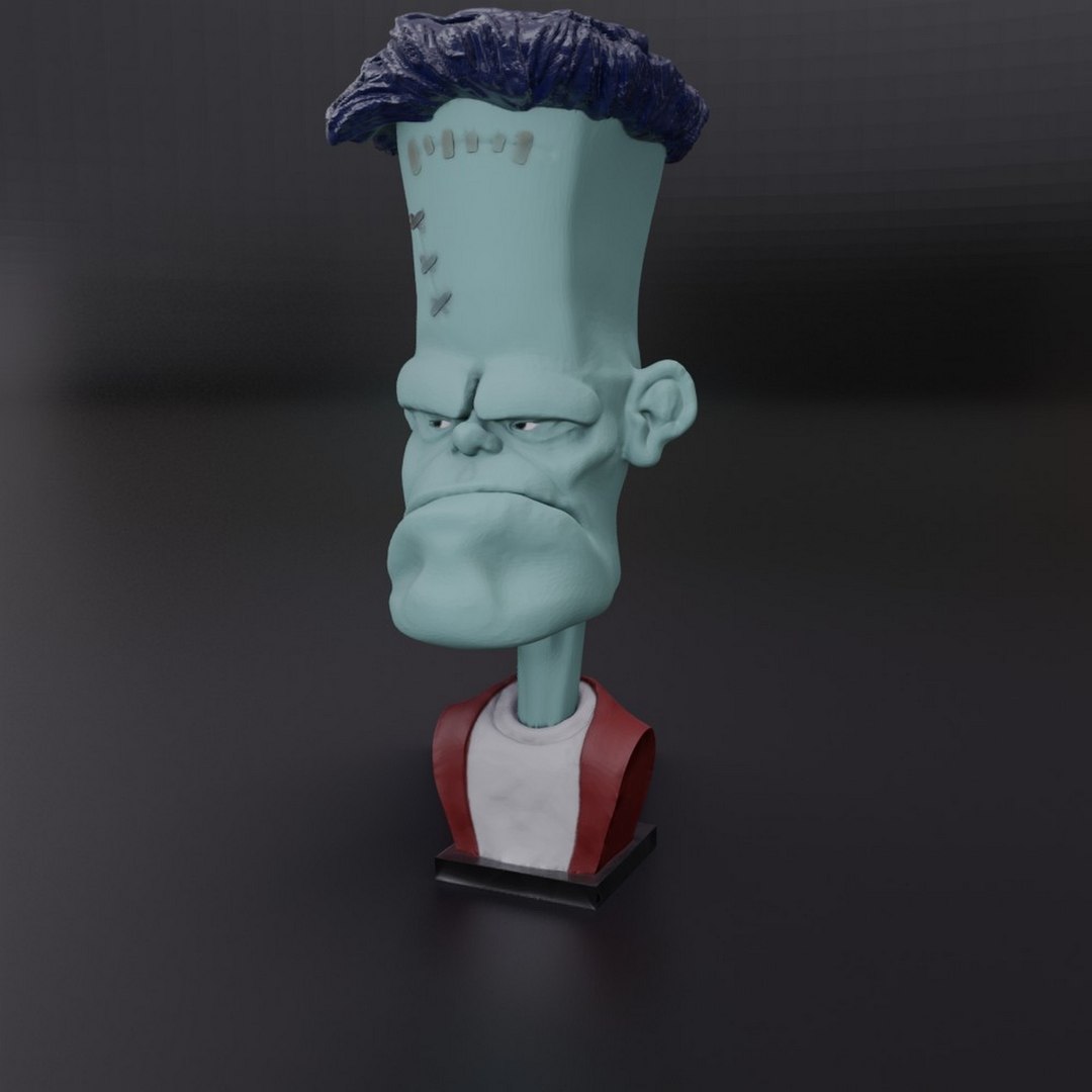 3D Model Frankie In Model Blender - TurboSquid 2135390