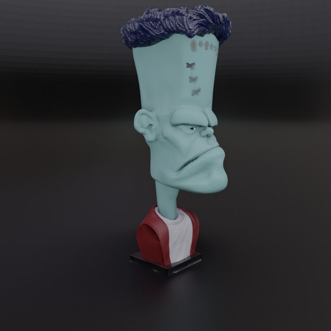 3D Model Frankie In Model Blender - TurboSquid 2135390