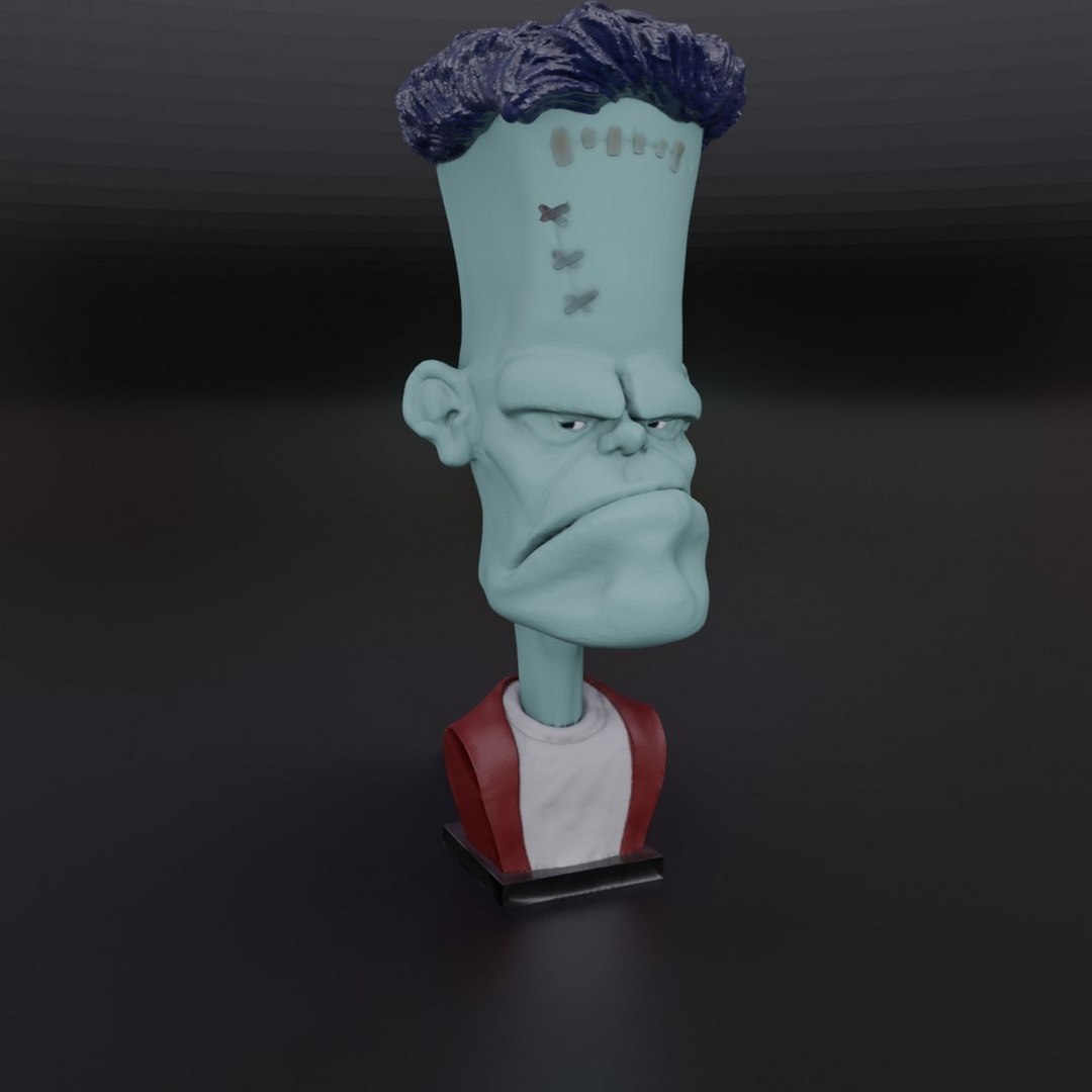 3D Model Frankie In Model Blender - TurboSquid 2135390
