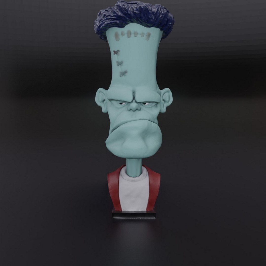 3D Model Frankie In Model Blender - TurboSquid 2135390