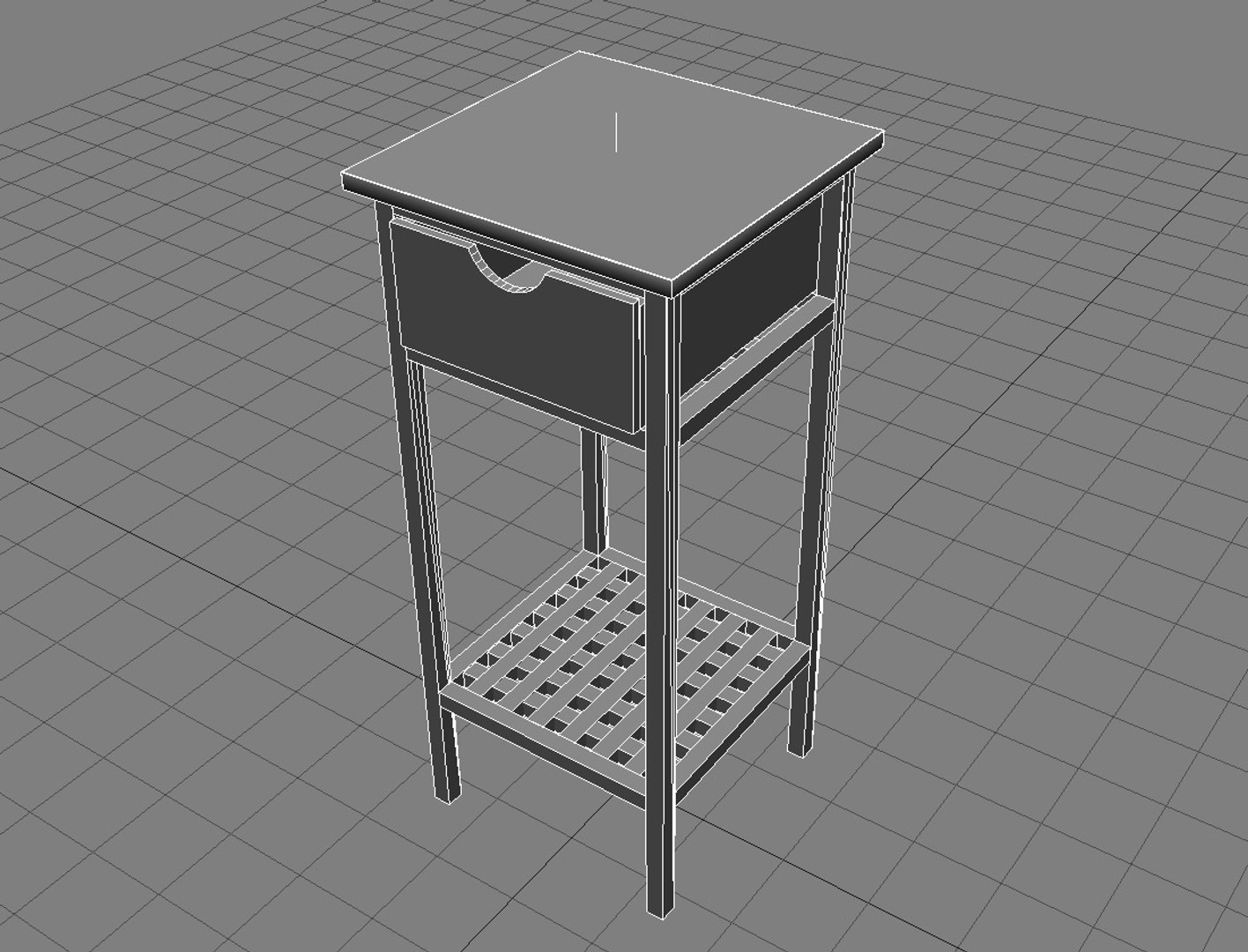 Tall Table 3D Model - TurboSquid 1700223