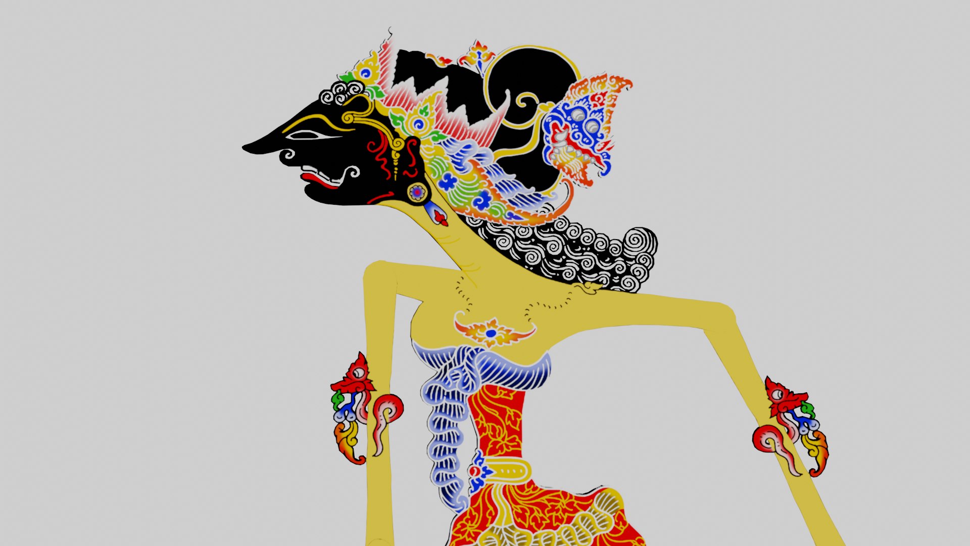 Wayang Kulit Srikandi 3D - TurboSquid 2268429