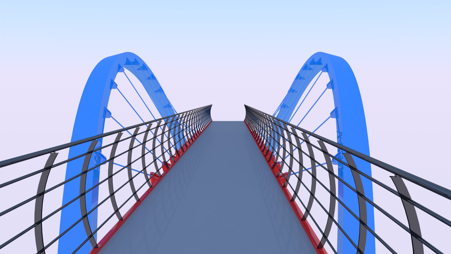 3D Pedestrian Bridge - TurboSquid 2023665