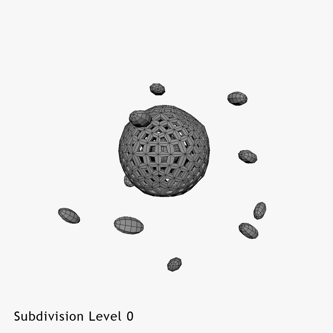 human egg ovum 3d obj
