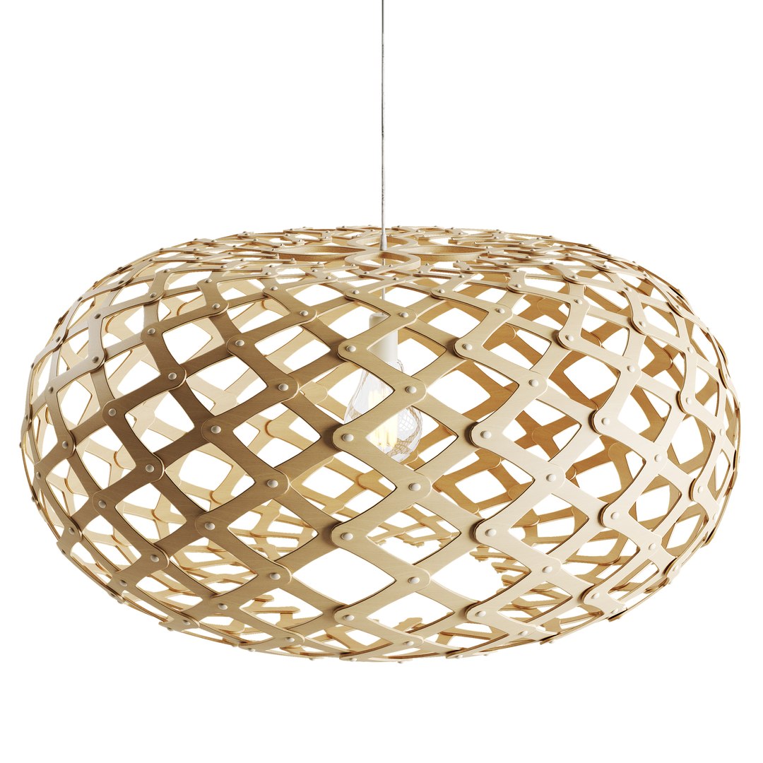 David Trubridge Kina Pendant Light 3D Model - TurboSquid 1955196