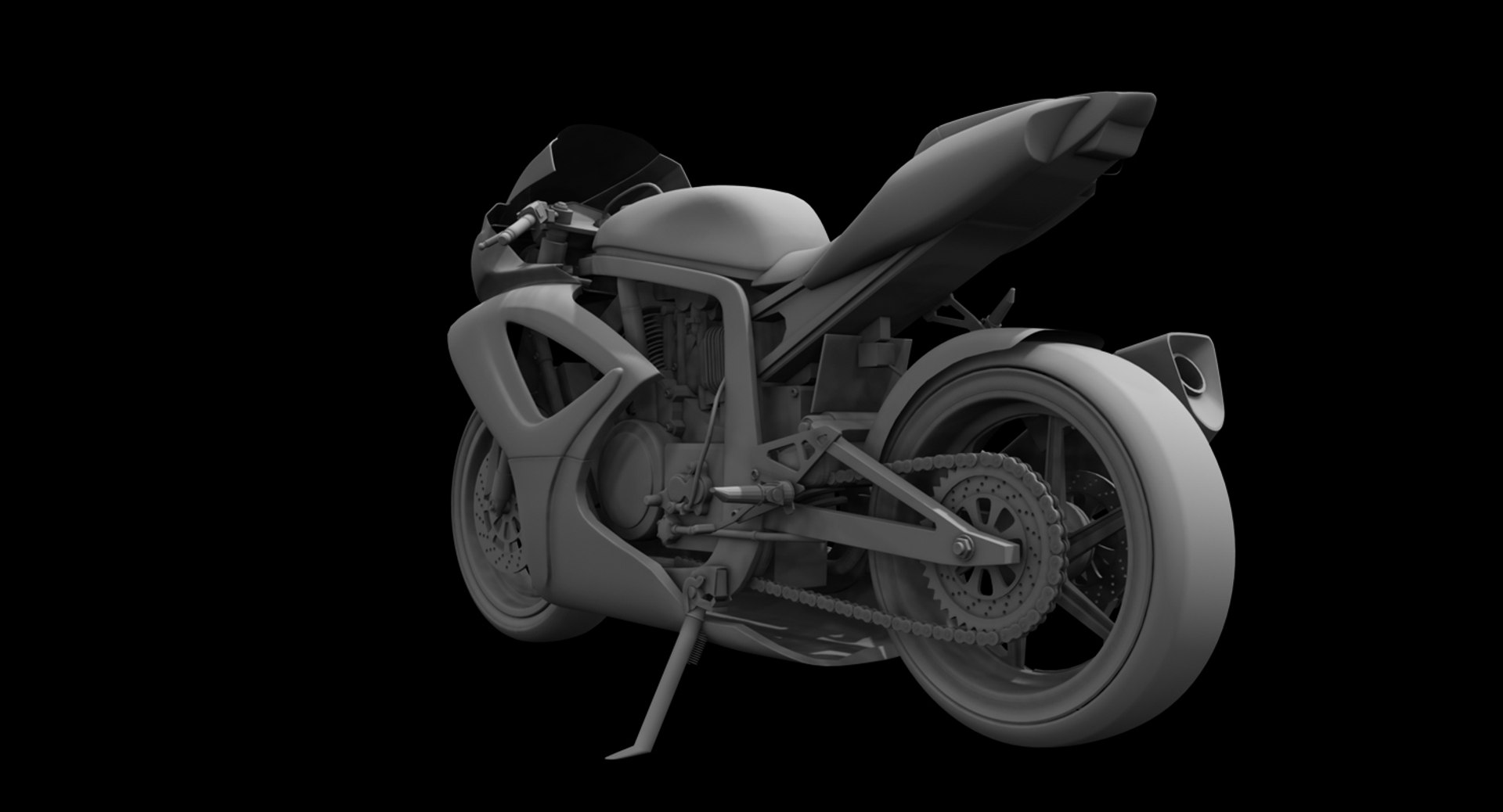 3D Race Motorbike Model - TurboSquid 1540802