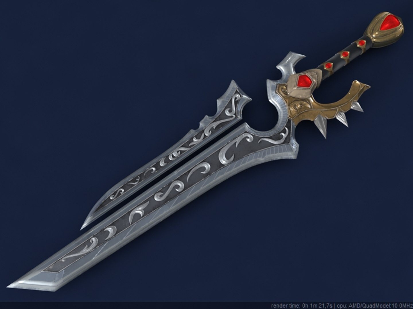 Sword Shalamayne 3D Model - TurboSquid 1238033