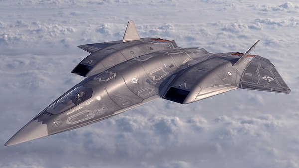 modelo 3d Next Generation Fighter - TurboSquid 1948088