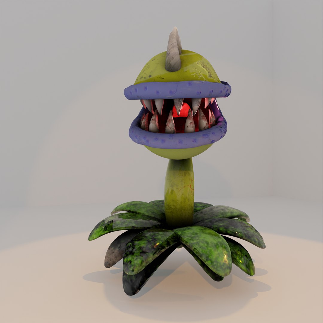 3D Model Chomper Plant Vs Zombie - TurboSquid 2137393