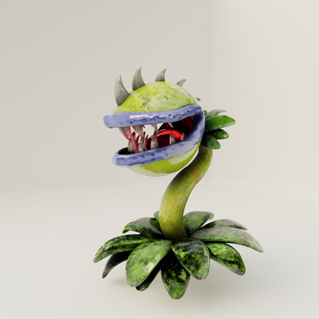 3D Model Chomper Plant Vs Zombie - TurboSquid 2137393